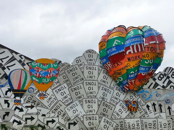 The Meadville PennDOT Road Sign Sculptures, Part I: The Fence/Mural ...