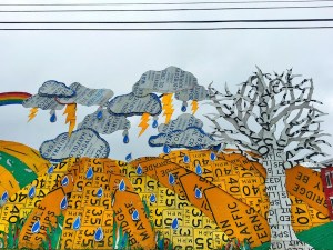 The Meadville PennDOT Road Sign Sculptures, Part I: The Fence/Mural ...