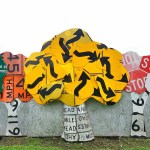 The Meadville PennDOT Road Sign Sculptures, Part I: The Fence/Mural ...